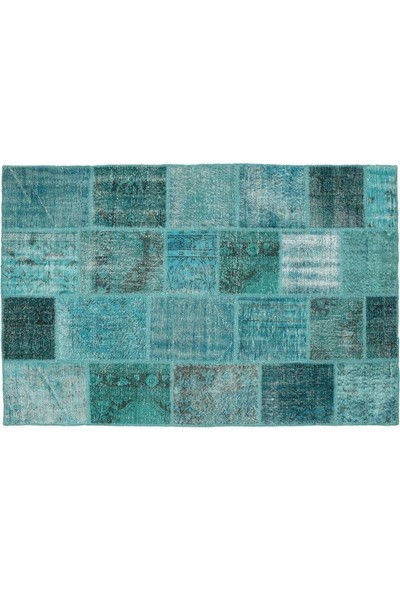 Markaev Patchwork Halı Turkuaz Markaev Patchwork Halı Turkuaz