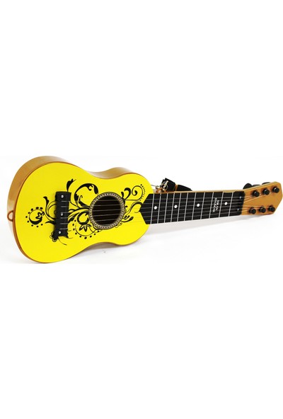 Aslan Oyuncak İspanyol Gitar Sarı Renk Müzik Aleti Aslan Oyuncak İspanyol Gitar Sarı Renk Müzik Aleti