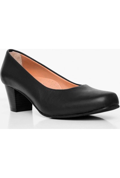 Girl Boss New York Manuela Siyah Deri Hostes Ayakkabısı C4007-P-1 Girl Boss New York Manuela Siyah Deri Hostes Ayakkabısı C4007-P-1