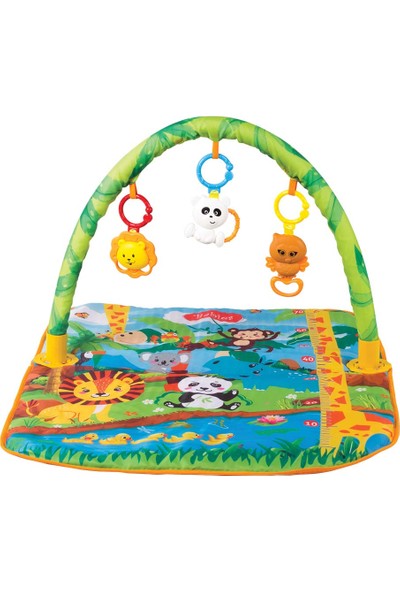 Furkan Babies Çıngıraklı Diş Kaşıyıcılı Hayvan Figürlü Bebek Oyun Halısı Furkan Babies Çıngıraklı Diş Kaşıyıcılı Hayvan Figürlü Bebek Oyun Halısı