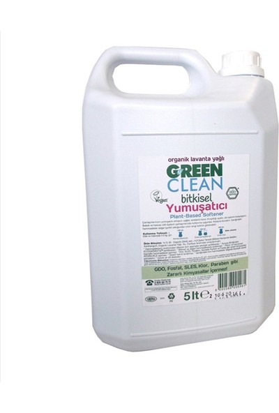 Green Clean Bitkisel Çamaşır Yumuşatıcı 5 lt Green Clean Bitkisel Çamaşır Yumuşatıcı 5 lt