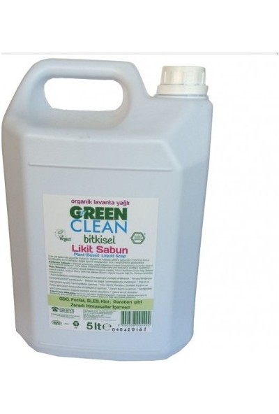 Green Clean Bitkisel Likit Sabun Portakal yağlı 5L Green Clean Bitkisel Likit Sabun Portakal yağlı 5L