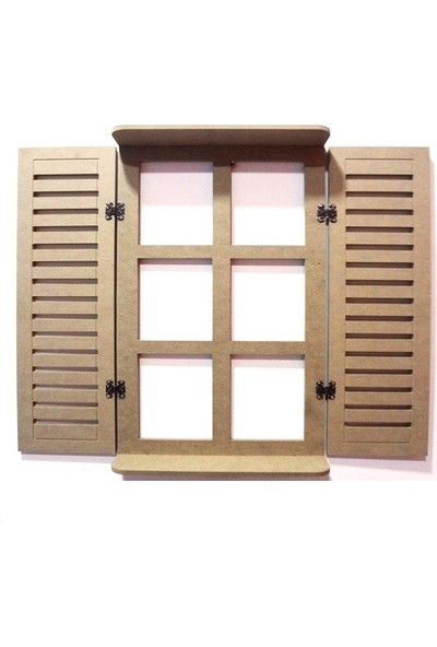 Ahşap Mdf Dekoratif Pencere Model Panjur