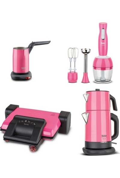 Fakir 4'Lü Çeyiz Fırsat Paketi Fuşya Serisi