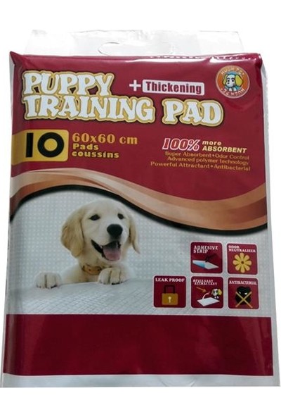 Hushpet Çiş Eğitim Pedi 60x60cm 10 Adet Hushpet Çiş Eğitim Pedi 60x60cm 10 Adet