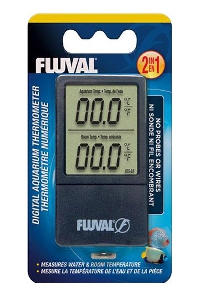 Fluval 2 Ekranlı Oda Ve Akvaryum Termometresi Fluval 2 Ekranlı Oda Ve Akvaryum Termometresi