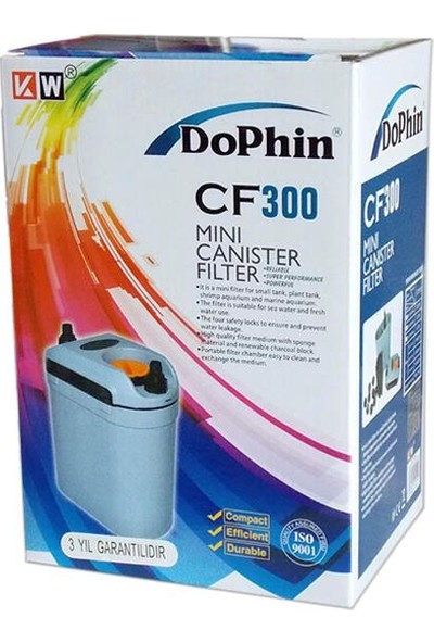 Dophin CF-300 Mini Dış Filtre Dophin CF-300 Mini Dış Filtre