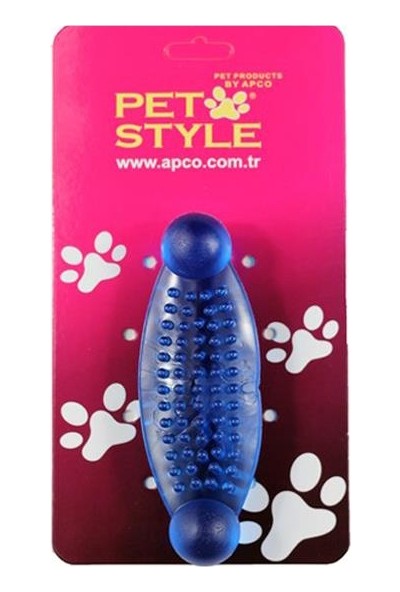 Pet Style Tırtıklı Oyuncak Kemik Mavi