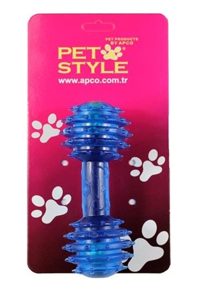 Pet Style Çıngıraklı Dumbell Mavi