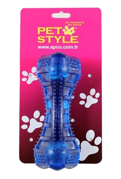 Pet Style Dolgulu Kemik Mavi