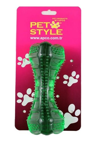 Pet Style Dolgulu Kemik Yeşil
