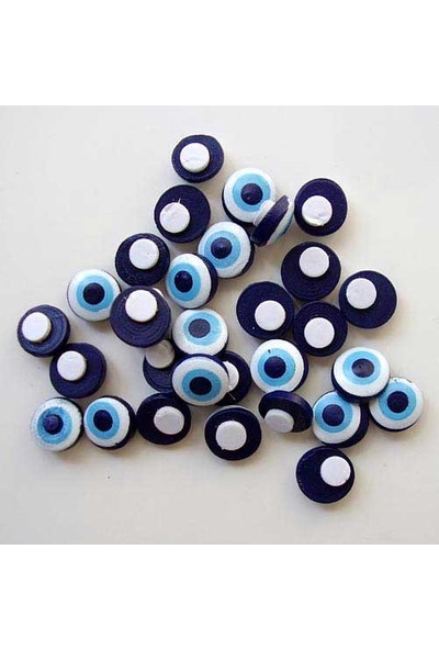 Can Nazar Boncuğu Kendinden Yapışkanlı ( 1cm) ( 50 Adet)