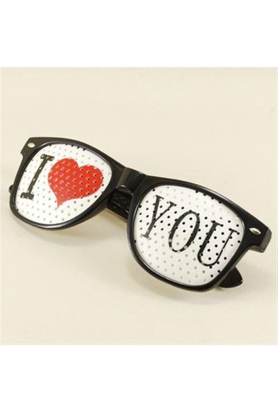 Party Shop I Love You Parti Gözlük