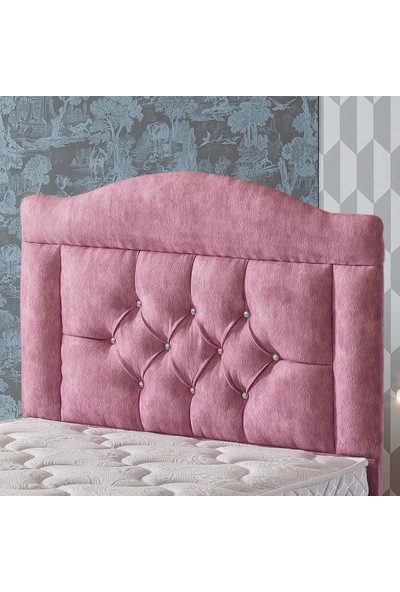 Belletto Çift Kişilik Vogue Lüx Kumaş Başlık Pembe 140 cm Belletto Çift Kişilik Vogue Lüx Kumaş Başlık Pembe 140 cm