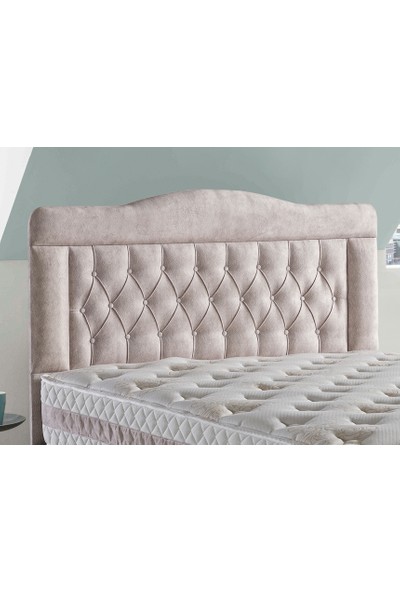 Belletto Çift Kişilik Vogue Lüx Kumaş Başlık Krem 150 cm Belletto Çift Kişilik Vogue Lüx Kumaş Başlık Krem 150 cm