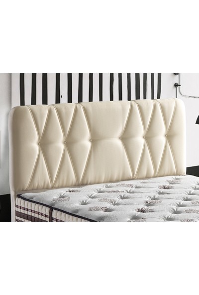 Belletto Tek Kişilik İnci Lüx Kumaş Başlık 90 cm