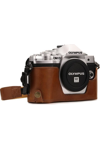 Megagear MG1352 Olympus Om-D E-M10 Mark Iıı Deri Kamera Çantası