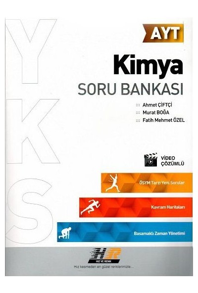 Hız ve Renk Yayınları AYT Kimya Soru Bankası