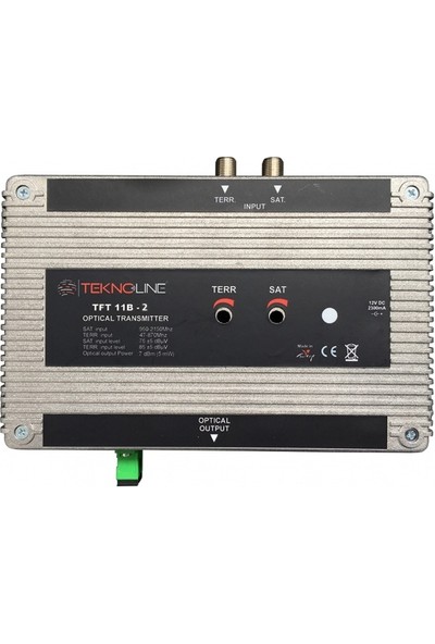 Teknoline Uydu Dagıtım Santrali - Fiber Optik - Tek Kor - Transmitter - 11B2 Teknoline Uydu Dagıtım Santrali - Fiber Optik - Tek Kor - Transmitter - 11B2