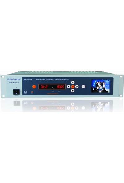 Teknoline Uydu Dagıtım Santrali - Analog Headend - 8 Kanal Kompakt Demodülatör 8800L