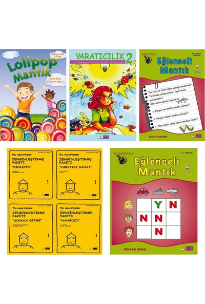 Okul Öncesi Ve 2.Sınıflar İçin Zeka Setleri5 Kitap Okul Öncesi Ve 2.Sınıflar İçin Zeka Setleri5 Kitap