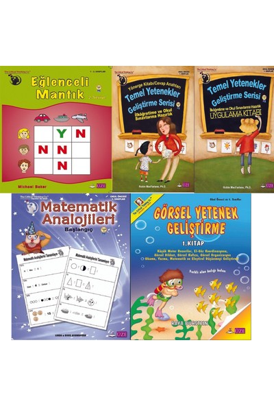 Okul Öncesi Ve 1. Sınıflar İçin Zeka Setleri 5 Kitap Okul Öncesi Ve 1. Sınıflar İçin Zeka Setleri 5 Kitap
