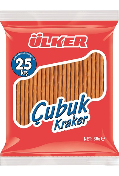 Ülker Sade Çubuk Kraker 36 gr x 36 Adet (1 Koli) Ülker Sade Çubuk Kraker 36 gr x 36 Adet (1 Koli)