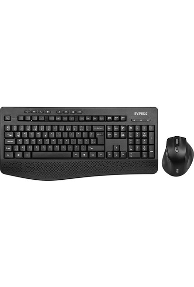 Everest KM-6017 Usb Kablosuz Türkçe Q Multimedia Klavye-Mouse Set Everest KM-6017 Usb Kablosuz Türkçe Q Multimedia Klavye-Mouse Set
