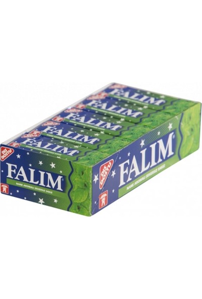 Falım Şekersiz Sakız Nane Aromalı 5 li 7gr x 20 Li