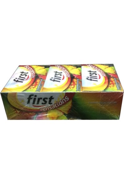 First Sensations Tropikal Aromalı Sakız 27 gr x 12 Li First Sensations Tropikal Aromalı Sakız 27 gr x 12 Li