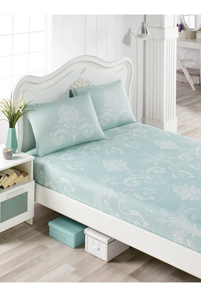 Eponj Home Pes Lastikli Çarşaf Seti Çift Kişilik Kraliçe Mint Eponj Home Pes Lastikli Çarşaf Seti Çift Kişilik Kraliçe Mint