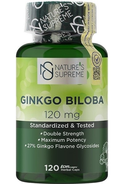 Nature's Supreme Ginkgo Biloba 120 Mg 120 Kapsül