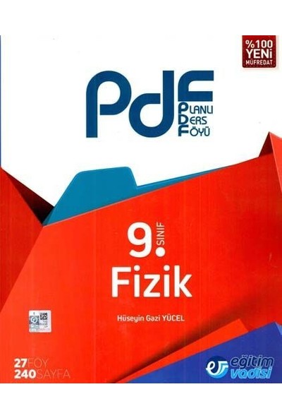 Eğitim Vadisi Yayınları 9. Sınıf Fizik Pdf Planlı Ders Föyü Eğitim Vadisi Yayınları 9. Sınıf Fizik Pdf Planlı Ders Föyü