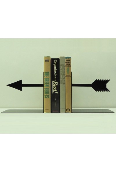 Simge Yapı Dekorasyon Ok Figürlü Dekoratif Metal Kitap Tutucu Simge Yapı Dekorasyon Ok Figürlü Dekoratif Metal Kitap Tutucu