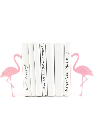 Simge Yapı Dekorasyon Filamingo Figürlü Dekoratif Metal Kitap Tutucu Simge Yapı Dekorasyon Filamingo Figürlü Dekoratif Metal Kitap Tutucu