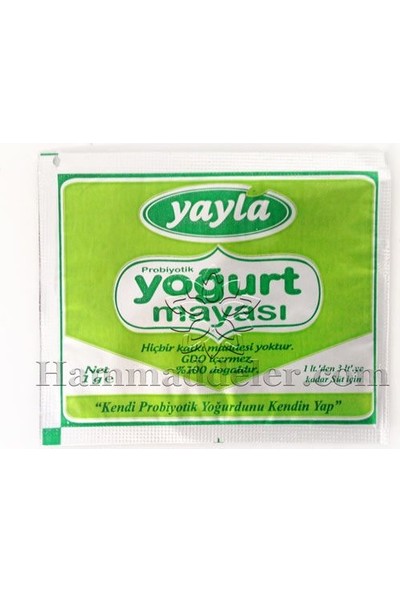 Yayla Probiyotik Yoğurt Mayası 1 g Yayla Probiyotik Yoğurt Mayası 1 g