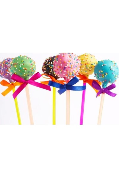 Pasta Cumhuriyeti Lolipop Kek Cake Pop Çubukları Beyaz 20li Pasta Cumhuriyeti Lolipop Kek Cake Pop Çubukları Beyaz 20li