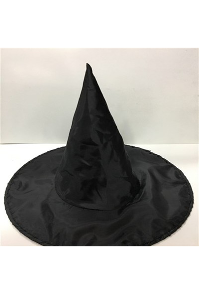 Samur Halloween Siyah Cadı Şapkası