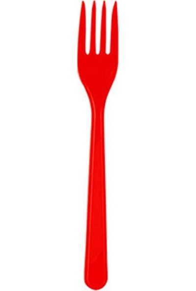 Samur Kırmızı Plastik Çatal 25 Adet Samur Kırmızı Plastik Çatal 25 Adet