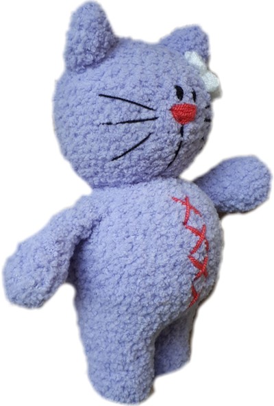 Damla Oyuncak Örgü Oyun Arkadaşım Tombul Kedi Oyuncak