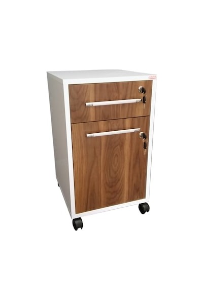 Ertok Çift Kilitli Komodin Keson Dolap