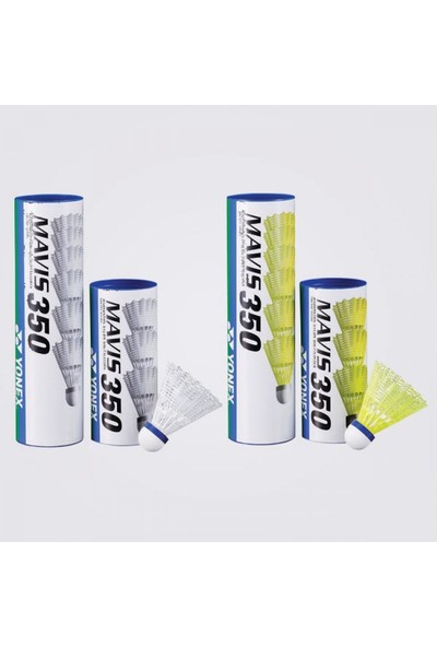 Yonex Mavis 350 Beyaz Badminton Topu - Kirmizi Bant Yonex Mavis 350 Beyaz Badminton Topu - Kirmizi Bant