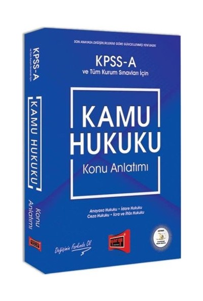 Yargı Yayınevi KPSS A Grubu Kamu Hukuku Konu Anlatımı