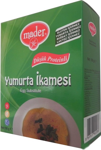 Mader Düşük Proteinli Yumurta İkamesi 100 gr