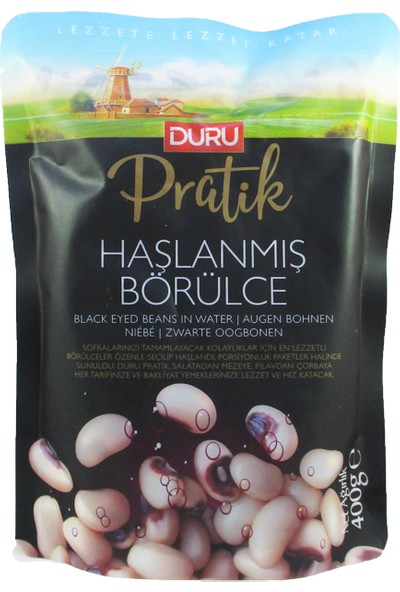 Duru Pratik Haşlanmış Börülce 400 gr Duru Pratik Haşlanmış Börülce 400 gr