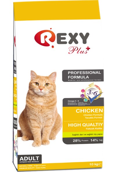 Rexy Tavuk Etli Kedi Maması 10 Kg Rexy Tavuk Etli Kedi Maması 10 Kg