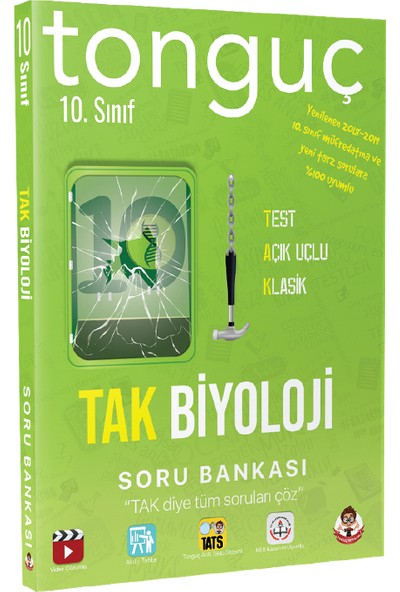 Tonguç Akademi 10. Sınıf Tak Biyoloji Soru Bankası