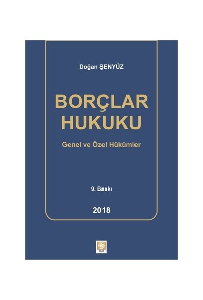 Borçlar Hukuku - Doğan Şenyüz