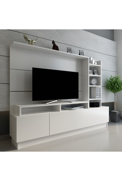 Herşeycik Lena Tv Ünitesi Beyaz 1014
