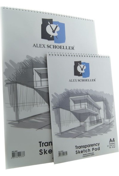 Alex Schoeller A-5 Spiralli Eskiz Blok 50-55 Gr 30 Yaprak